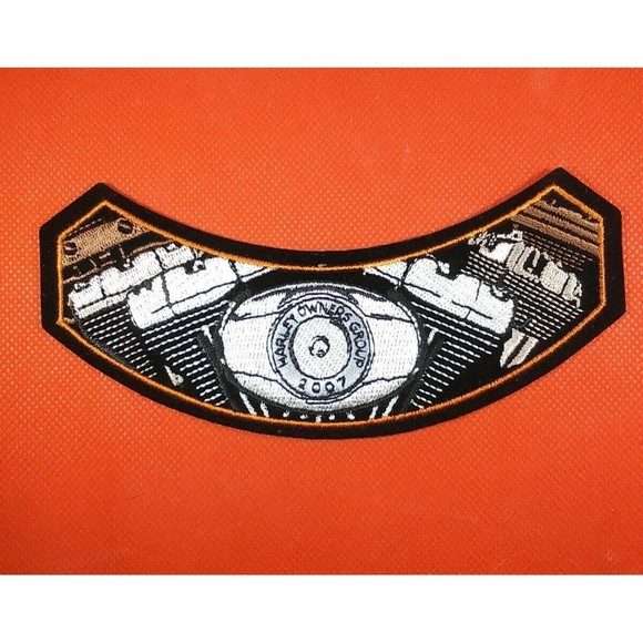 Other | 207 Hog Harley Davidson Owners Group Patch Badge Jacket Wings ...